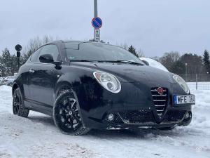 Melns Alfa Romeo Mito 2010 Viļņa, ar dzinēja tilpumu 1.40 L un nobraukumu 180 tūkst. km par 4600 €, foto  vietnē AUTOMOTO.COM.LV