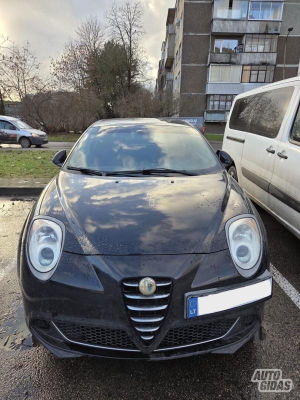Melns Alfa Romeo Mito 2009 Kauņa, ar dzinēja tilpumu 1.30 L un nobraukumu 240 tūkst. km par 1600 €, foto 2 vietnē AUTOMOTO.COM.LV