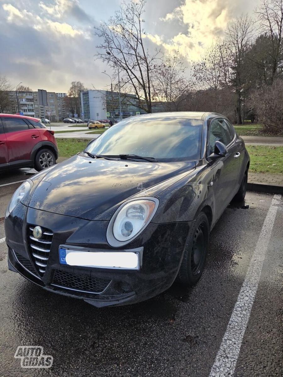 Melns Alfa Romeo Mito 2009 Kauņa, ar dzinēja tilpumu 1.30 L un nobraukumu 240 tūkst. km par 1600 €, foto 4 vietnē AUTOMOTO.COM.LV