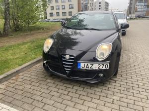 Black Alfa Romeo Mito 2009 in Vilnius, with an engine capacity of 1.40 L and mileage of 163 thousand km for 700 €, photo 5 on AUTOMOTO.COM.LV