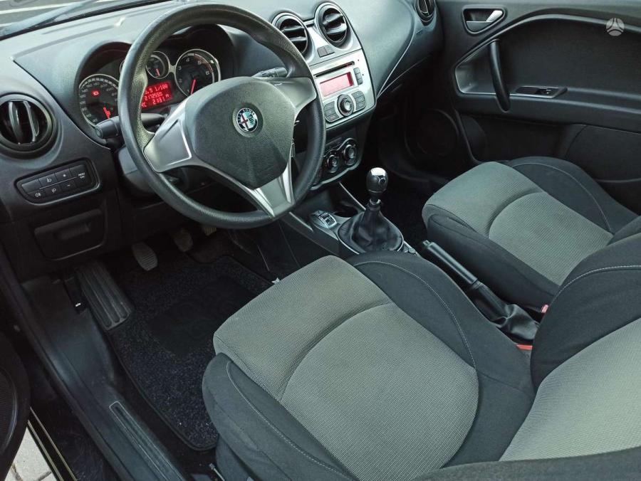 Melns Alfa Romeo Mito 2009 Kauņa, ar dzinēja tilpumu 1.25 L un nobraukumu 217 tūkst. km par 1499 €, foto 12 vietnē AUTOMOTO.COM.LV