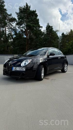 Black Alfa Romeo Mito 2009 in Riga, with an engine capacity of 1.60 L and mileage of 201 thousand km for 2650 €, photo 3 on AUTOMOTO.COM.LV