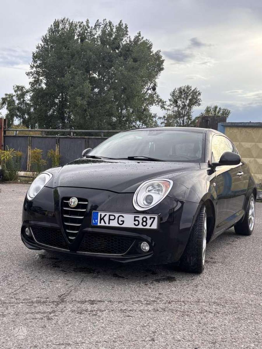 Black Alfa Romeo Mito 2011 in Kaunas, with an engine capacity of 1.25 L and mileage of 181 thousand km for 1500 €, photo 1 on AUTOMOTO.COM.LV