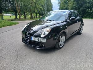 Melns Alfa Romeo Mito 2012 Ogre, ar dzinēja tilpumu 1.30 L un nobraukumu 206 tūkst. km par 3200 €, foto  vietnē AUTOMOTO.COM.LV