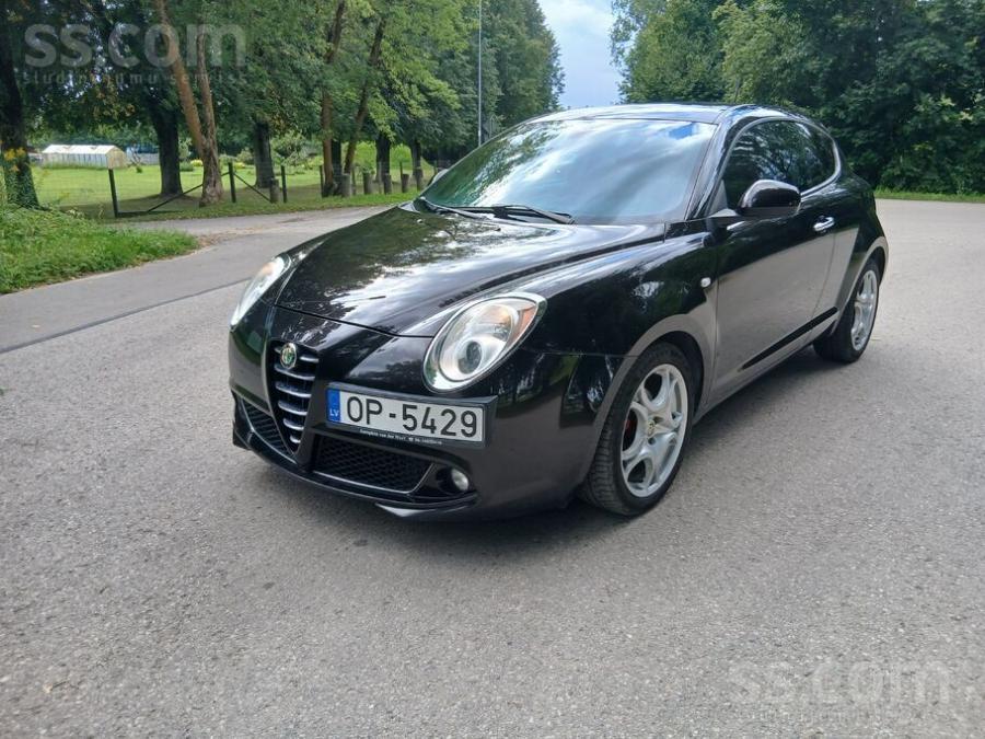 Melns Alfa Romeo Mito 2012 Ogre, ar dzinēja tilpumu 1.30 L un nobraukumu 206 tūkst. km par 3200 €, foto 1 vietnē AUTOMOTO.COM.LV