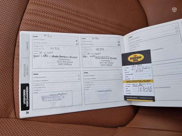 Blue Alfa Romeo Mito 2012 in Ukmerge, with an engine capacity of 1.30 L and mileage of 247 thousand km for 2950 €, photo 10 on AUTOMOTO.COM.LV
