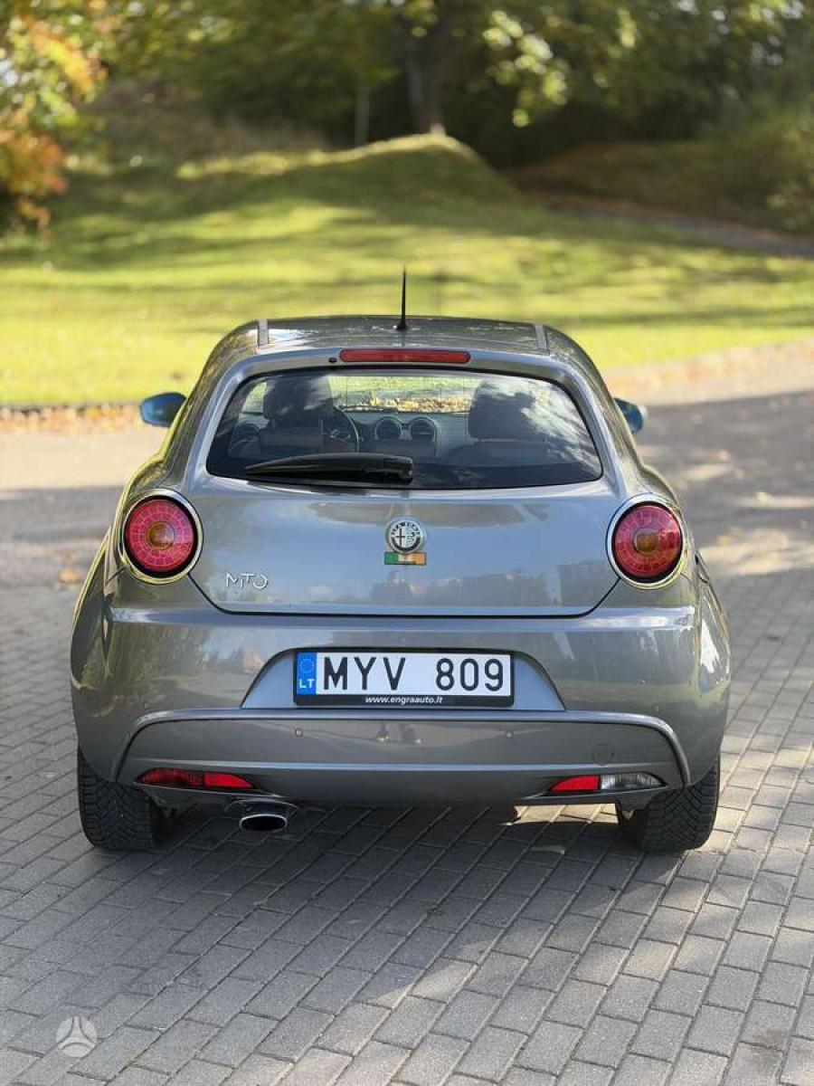 Grey Alfa Romeo Mito 2012 in Vilnius, with an engine capacity of 1.40 L and mileage of 183 thousand km for 2500 €, photo 6 on AUTOMOTO.COM.LV