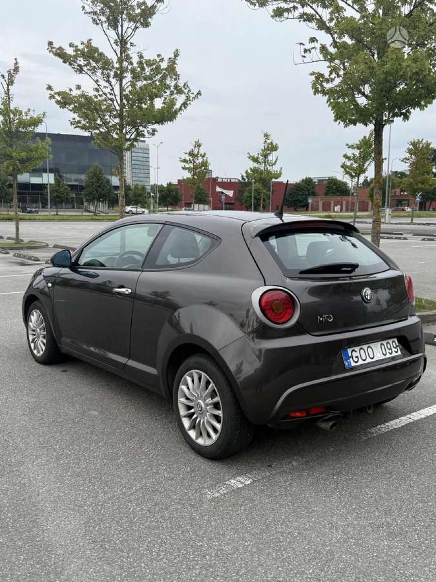 Grey Alfa Romeo Mito 2015 in Klaipeda, with an engine capacity of 1.25 L and mileage of 112 thousand km for 1999 €, photo 4 on AUTOMOTO.COM.LV