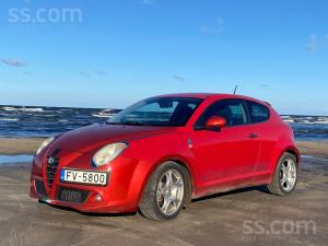 Red Alfa Romeo Mito 2008 in Talsi, with an engine capacity of 1.40 L and mileage of 204 thousand km for 3000 €, photo  on AUTOMOTO.COM.LV