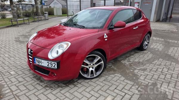 Red Alfa Romeo Mito 2009 in Jekabpils, with an engine capacity of 1.40 L and mileage of 213 thousand km for 4000 €, photo 1 on AUTOMOTO.COM.LV