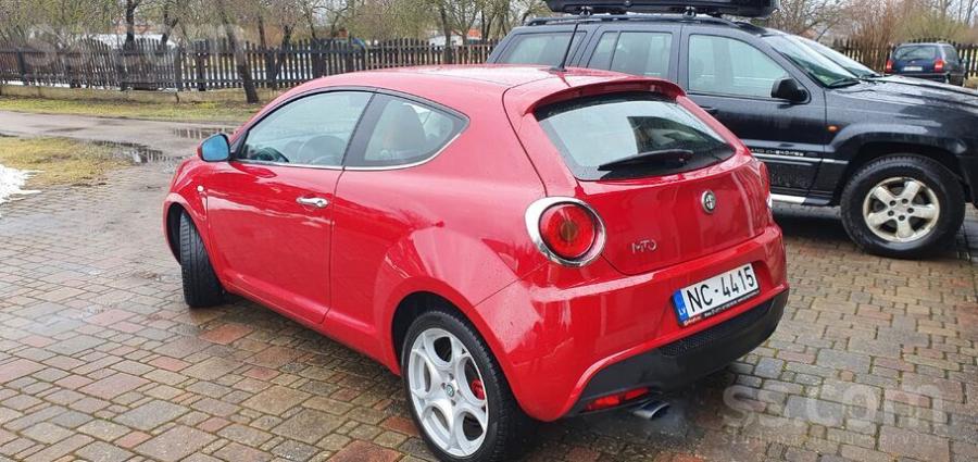 Sarkans Alfa Romeo Mito 2012 Rīga, ar dzinēja tilpumu 1.30 L un nobraukumu 240 tūkst. km par 3500 €, foto 5 vietnē AUTOMOTO.COM.LV
