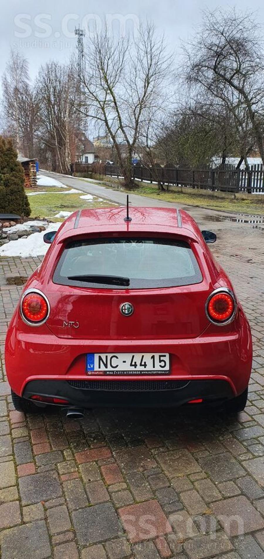 Sarkans Alfa Romeo Mito 2012 Rīga, ar dzinēja tilpumu 1.30 L un nobraukumu 240 tūkst. km par 3500 €, foto 6 vietnē AUTOMOTO.COM.LV