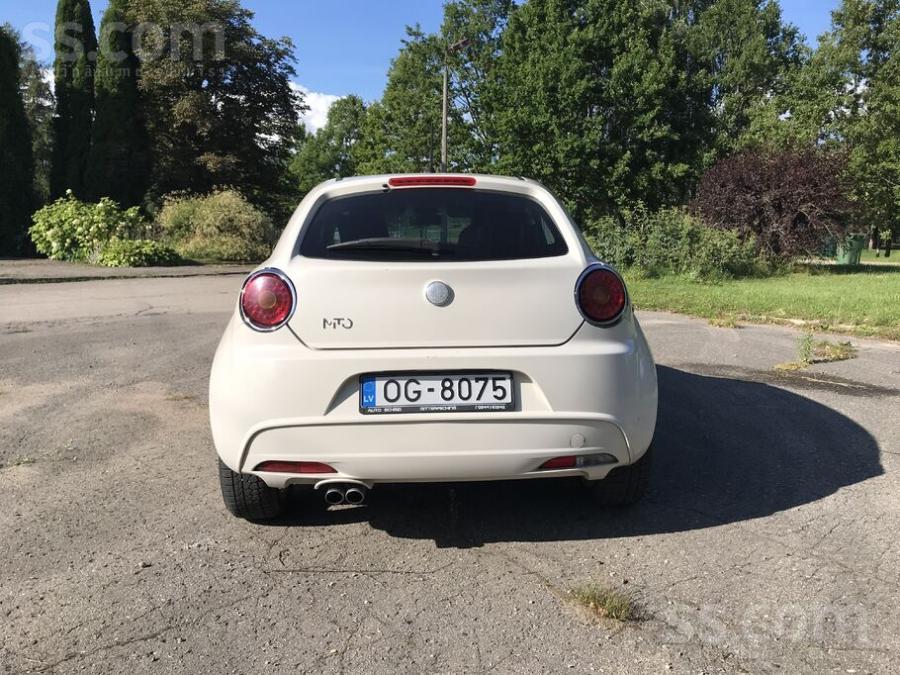 Balts Alfa Romeo Mito 2008 Jēkabpils, ar dzinēja tilpumu 1.40 L un nobraukumu 195 tūkst. km par 4100 €, foto 6 vietnē AUTOMOTO.COM.LV