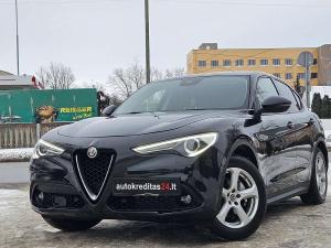 Black Alfa Romeo Stelvio 2018 in Siauliai, with an engine capacity of 2.14 L and mileage of 238 thousand km for 15950 €, photo  on AUTOMOTO.COM.LV