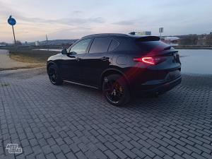 Black Alfa Romeo Stelvio 2019 in Kaunas, with an engine capacity of 2.00 L and mileage of 103 thousand km for 22900 €, photo  on AUTOMOTO.COM.LV