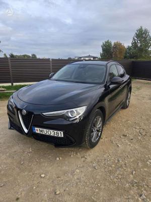 Black Alfa Romeo Stelvio 2020 in Kaunas, with an engine capacity of 2.14 L and mileage of 160 thousand km for 14800 €, photo  on AUTOMOTO.COM.LV