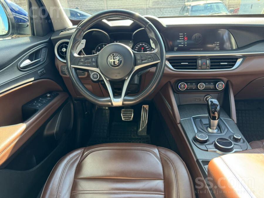 Zils Alfa Romeo Stelvio 2017 Rīga, ar dzinēja tilpumu 2.20 L un nobraukumu 106 tūkst. km par 19900 €, foto 21 vietnē AUTOMOTO.COM.LV