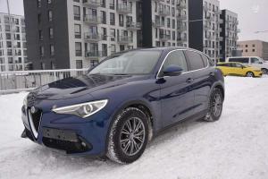 Blue Alfa Romeo Stelvio 2018 in Vilnius, with an engine capacity of 2.14 L and mileage of 143 thousand km for 15599 €, photo 9 on AUTOMOTO.COM.LV