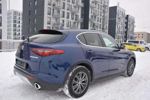 Blue Alfa Romeo Stelvio 2018 in Vilnius, with an engine capacity of 2.14 L and mileage of 143 thousand km for 15599 €, photo 14 on AUTOMOTO.COM.LV