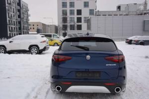 Blue Alfa Romeo Stelvio 2018 in Vilnius, with an engine capacity of 2.14 L and mileage of 143 thousand km for 15599 €, photo 15 on AUTOMOTO.COM.LV