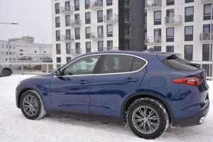 Blue Alfa Romeo Stelvio 2018 in Vilnius, with an engine capacity of 2.14 L and mileage of 143 thousand km for 15599 €, photo 16 on AUTOMOTO.COM.LV
