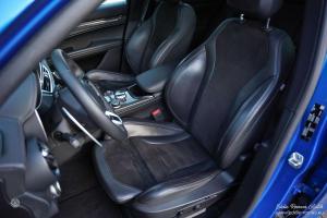 Blue Alfa Romeo Stelvio 2019 in Vilnius, with an engine capacity of 2.89 L and mileage of 159 thousand km for 39950 €, photo 26 on AUTOMOTO.COM.LV
