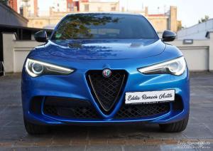 Blue Alfa Romeo Stelvio 2019 in Vilnius, with an engine capacity of 2.89 L and mileage of 159 thousand km for 39950 €, photo 47 on AUTOMOTO.COM.LV
