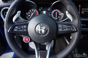 Blue Alfa Romeo Stelvio 2019 in Vilnius, with an engine capacity of 2.89 L and mileage of 159 thousand km for 39950 €, photo 54 on AUTOMOTO.COM.LV