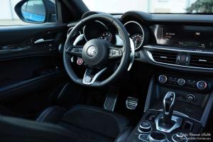 Blue Alfa Romeo Stelvio 2019 in Vilnius, with an engine capacity of 2.89 L and mileage of 159 thousand km for 39950 €, photo 60 on AUTOMOTO.COM.LV