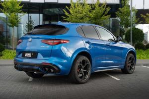 Blue Alfa Romeo Stelvio 2020 in Vilnius, with an engine capacity of 2.89 L and mileage of 33 thousand km for 46000 €, photo 7 on AUTOMOTO.COM.LV