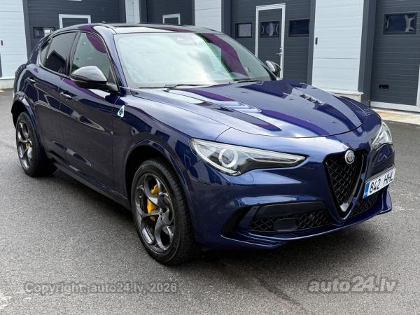 Blue Alfa Romeo Stelvio 2020 in Tallinn, with an engine capacity of 2.90 L and mileage of 62 thousand km for 45900 €, photo 7 on AUTOMOTO.COM.LV