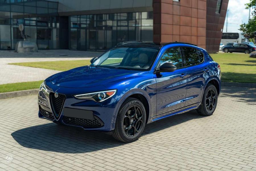 Zils Alfa Romeo Stelvio 2021 Klaipėda, ar dzinēja tilpumu 2.00 L un nobraukumu 13 tūkst. km par 29990 €, foto 12 vietnē AUTOMOTO.COM.LV