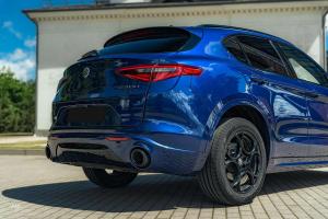 Zils Alfa Romeo Stelvio 2021 Klaipėda, ar dzinēja tilpumu 2.00 L un nobraukumu 13 tūkst. km par 29990 €, foto 15 vietnē AUTOMOTO.COM.LV