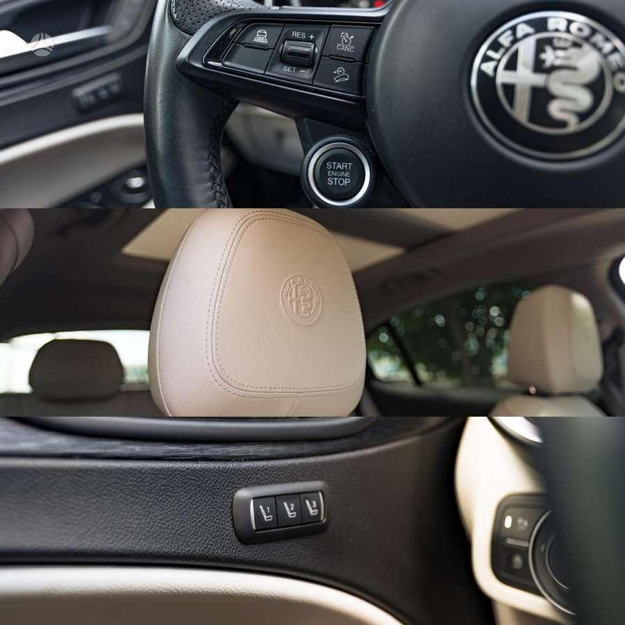 Zils Alfa Romeo Stelvio 2021 Klaipėda, ar dzinēja tilpumu 2.00 L un nobraukumu 13 tūkst. km par 29990 €, foto 27 vietnē AUTOMOTO.COM.LV