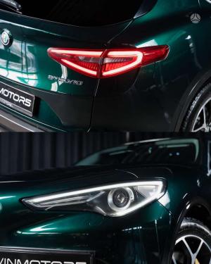 Zaļš Alfa Romeo Stelvio 2021 Viļņa, ar dzinēja tilpumu 2.00 L un nobraukumu 100 tūkst. km par 27500 €, foto 9 vietnē AUTOMOTO.COM.LV