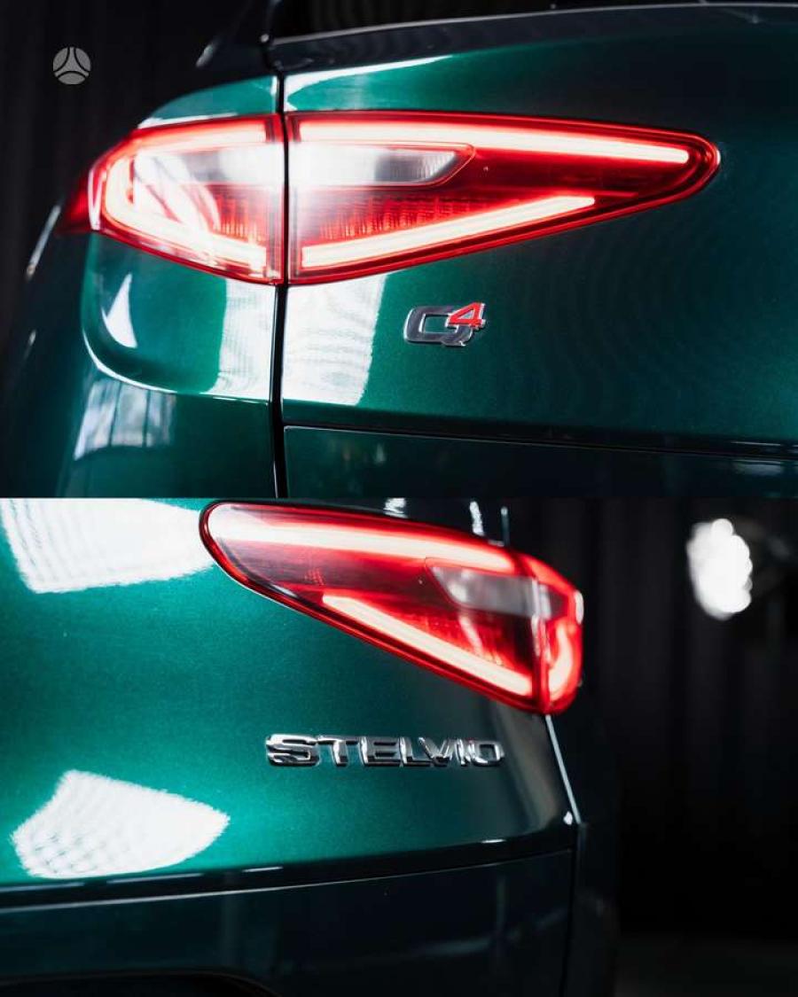 Zaļš Alfa Romeo Stelvio 2021 Viļņa, ar dzinēja tilpumu 2.00 L un nobraukumu 100 tūkst. km par 27500 €, foto 17 vietnē AUTOMOTO.COM.LV