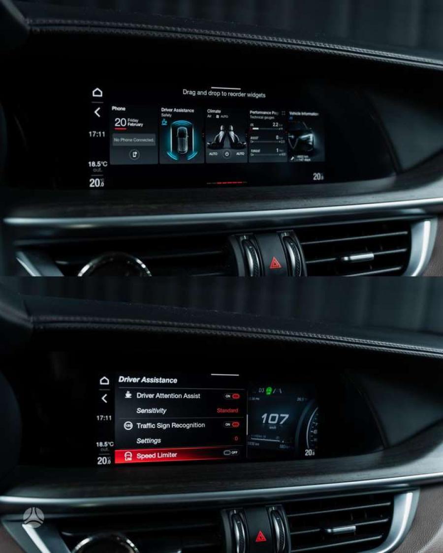 Zaļš Alfa Romeo Stelvio 2021 Viļņa, ar dzinēja tilpumu 2.00 L un nobraukumu 100 tūkst. km par 27500 €, foto 26 vietnē AUTOMOTO.COM.LV