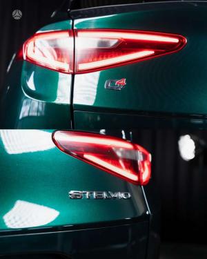 Green Alfa Romeo Stelvio 2021 in Vilnius, with an engine capacity of 2.00 L and mileage of 100 thousand km for 26999 €, photo 17 on AUTOMOTO.COM.LV