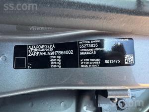 Grey Alfa Romeo Stelvio 2017 in Riga, with an engine capacity of 2.00 L and mileage of 151 thousand km for 19900 €, photo 14 on AUTOMOTO.COM.LV