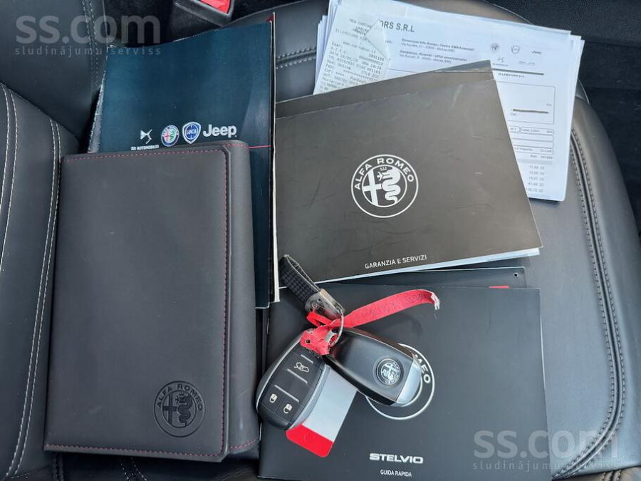 Grey Alfa Romeo Stelvio 2017 in Riga, with an engine capacity of 2.00 L and mileage of 151 thousand km for 19900 €, photo 31 on AUTOMOTO.COM.LV