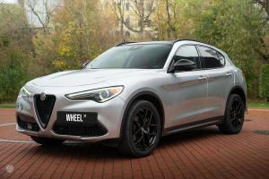 Grey Alfa Romeo Stelvio 2021 in Vilnius, with an engine capacity of 2.00 L and mileage of 88 thousand km for 21500 €, photo 2 on AUTOMOTO.COM.LV