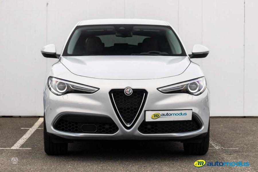 Pelēks Alfa Romeo Stelvio 2021 Viļņa, ar dzinēja tilpumu 2.00 L un nobraukumu 103 tūkst. km par 27890 €, foto 19 vietnē AUTOMOTO.COM.LV