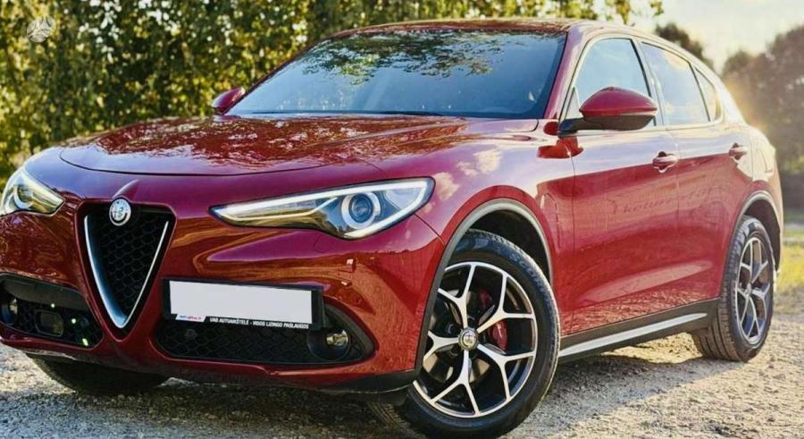 Sarkans Alfa Romeo Stelvio 2018 Biržai, ar dzinēja tilpumu 2.20 L un nobraukumu 162 tūkst. km par 13500 €, foto 6 vietnē AUTOMOTO.COM.LV