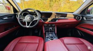 Sarkans Alfa Romeo Stelvio 2018 Biržai, ar dzinēja tilpumu 2.20 L un nobraukumu 162 tūkst. km par 13500 €, foto 9 vietnē AUTOMOTO.COM.LV