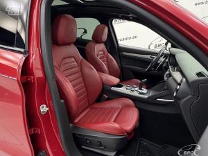Sarkans Alfa Romeo Stelvio 2022 Avižieniai, ar dzinēja tilpumu 2.00 L un nobraukumu 67 tūkst. km par 32500 €, foto 6 vietnē AUTOMOTO.COM.LV