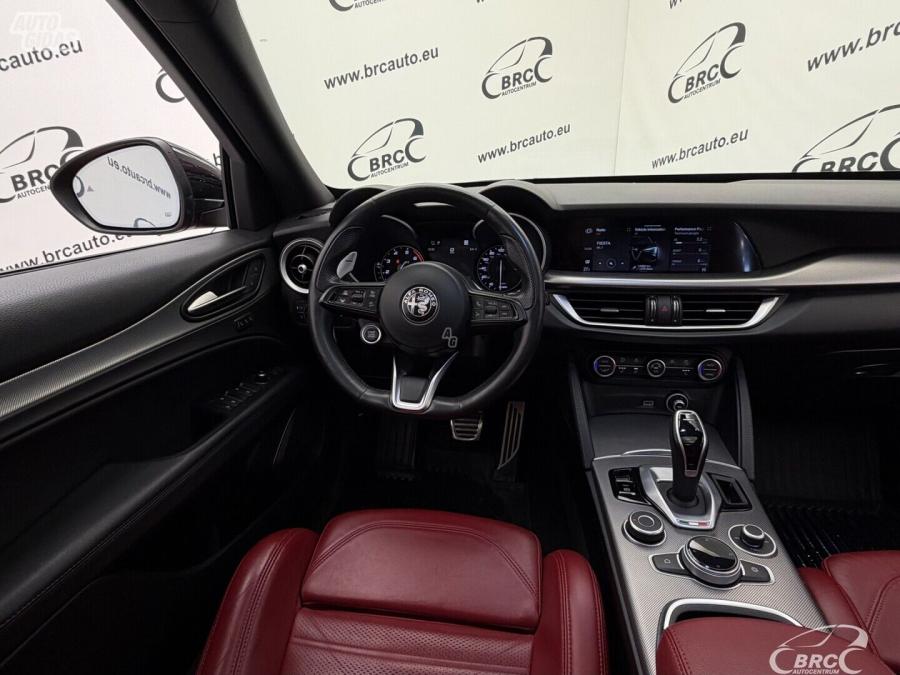 Sarkans Alfa Romeo Stelvio 2022 Avižieniai, ar dzinēja tilpumu 2.00 L un nobraukumu 67 tūkst. km par 32500 €, foto 16 vietnē AUTOMOTO.COM.LV