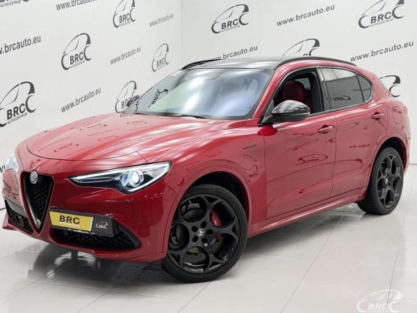 Sarkans Alfa Romeo Stelvio 2022 Viļņa, ar dzinēja tilpumu 2.00 L un nobraukumu 67 tūkst. km par 32000 €, foto 1 vietnē AUTOMOTO.COM.LV