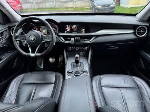 White Alfa Romeo Stelvio 2017 in Riga, with an engine capacity of 2.20 L and mileage of 186 thousand km for 17400 €, photo 16 on AUTOMOTO.COM.LV