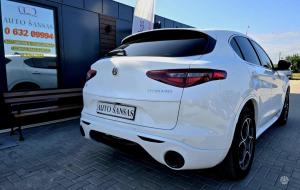 White Alfa Romeo Stelvio 2017 in Taurage, with an engine capacity of 2.10 L and mileage of 251 thousand km for 13700 €, photo 13 on AUTOMOTO.COM.LV