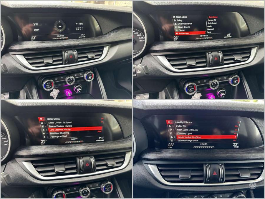 Balts Alfa Romeo Stelvio 2019 Kauņa, ar dzinēja tilpumu 2.14 L un nobraukumu 196 tūkst. km par 18890 €, foto 25 vietnē AUTOMOTO.COM.LV